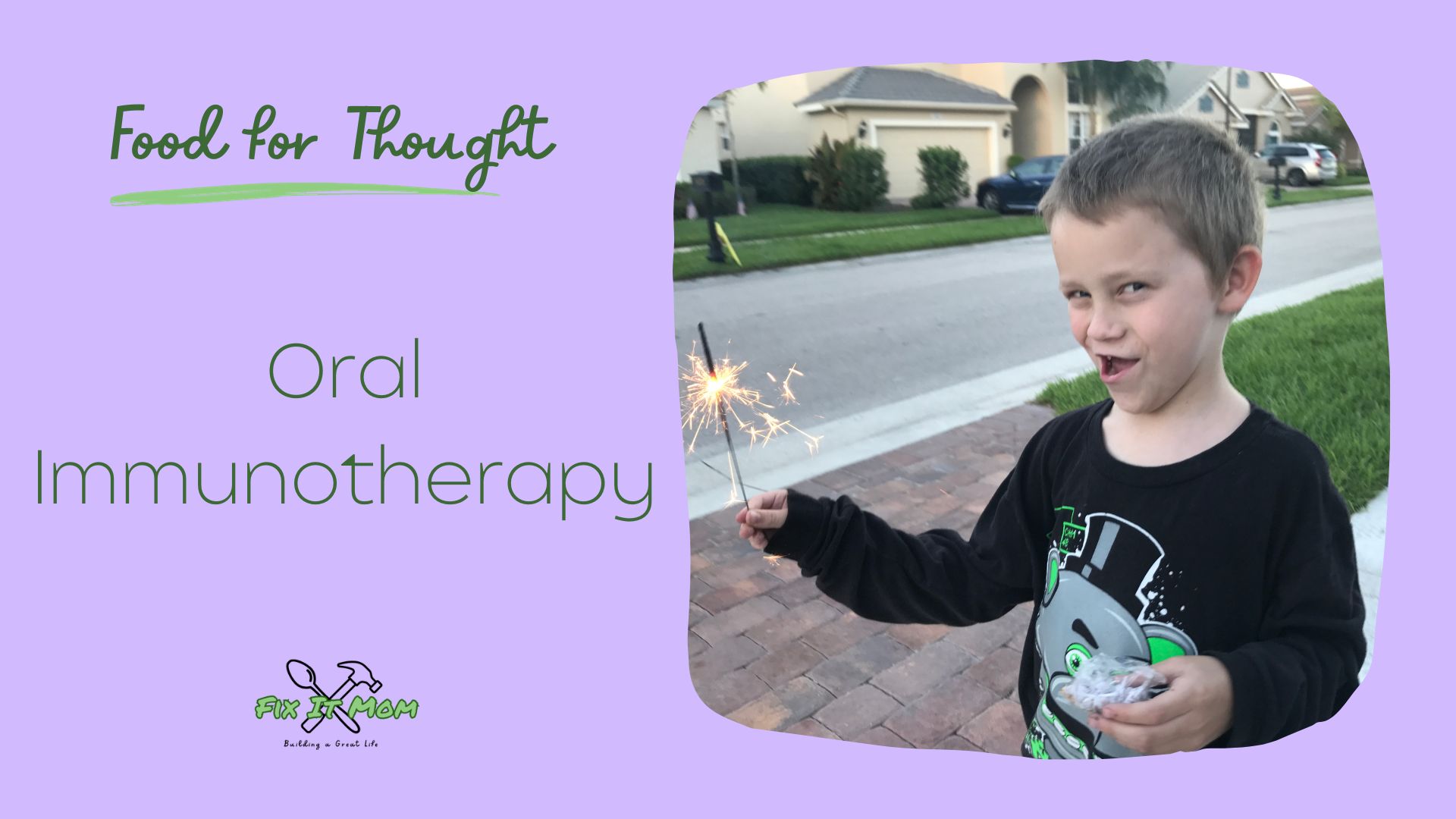 Ep 6: Oral Immunotherapy (OIT) and My Boys